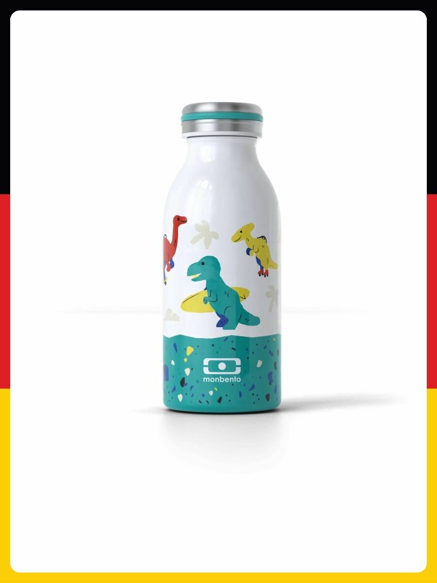 Термобутылка Monbento MB Cooly в синем цвете Dino