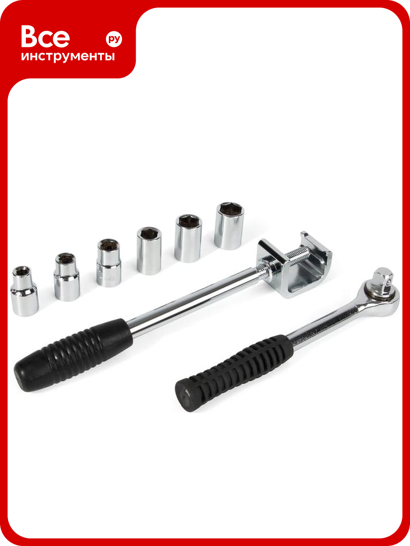 Набор для монтажа болтовых соединений и наконечников КВТ НМБ-6 76461, для обжима наконечников