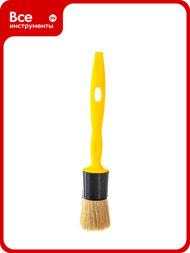 Кисть Акор натур. щетина 35мм КР-35 4607044331006