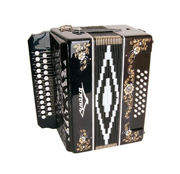 Шуйская Гармонь S6XL-A-BLACK Гармонь "Чайка 204" 25х25-II, черная