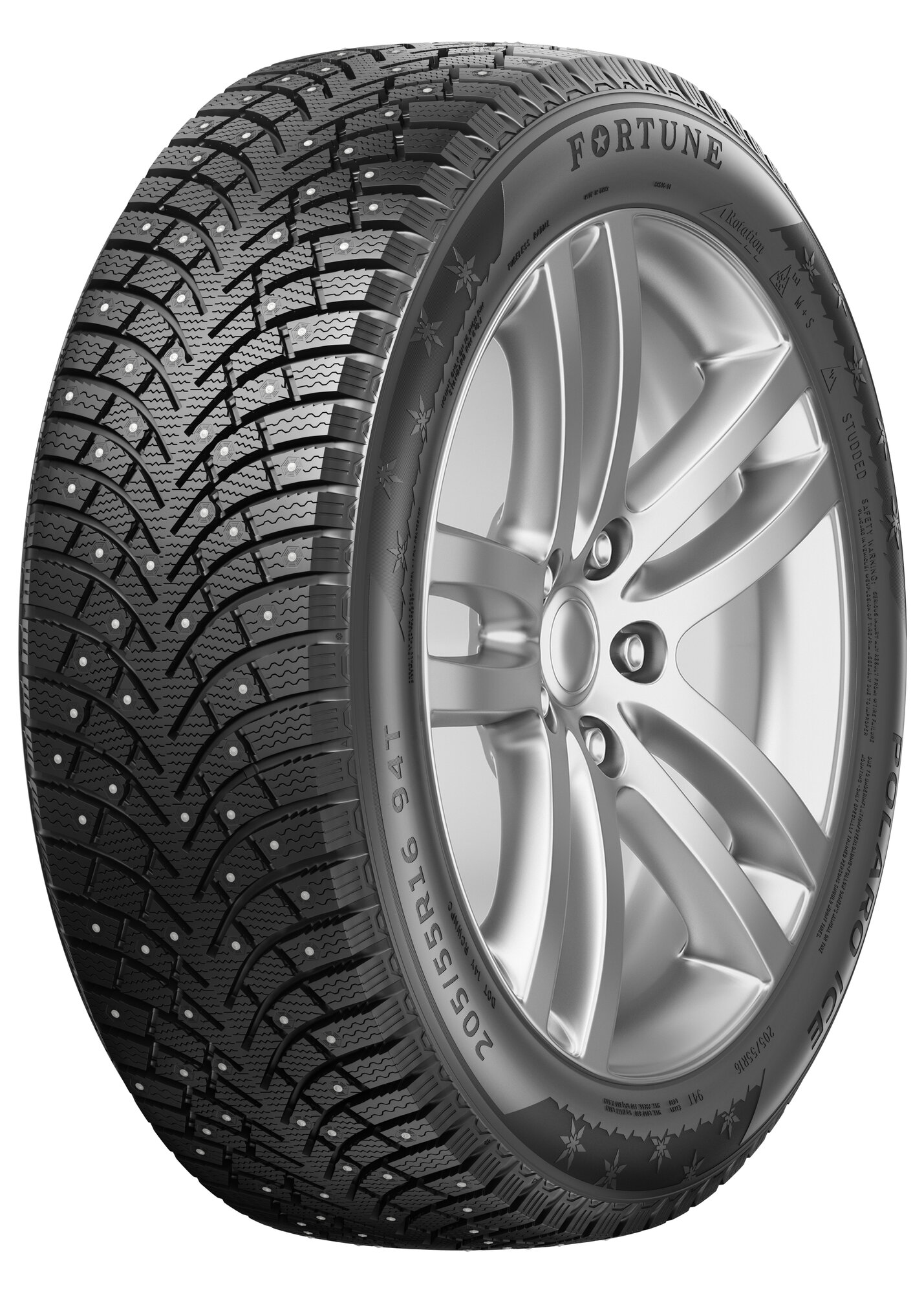 Шина Fortune Polaro Ice 235/55 R18 104T (шип) зимние, (тип авто: легковой)