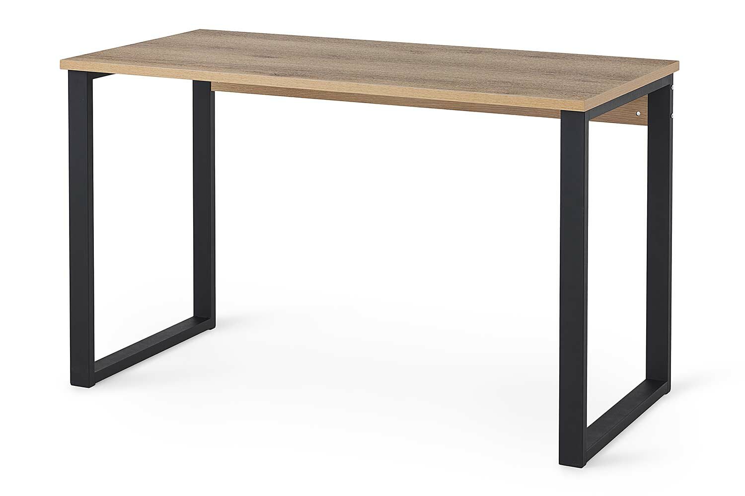 Письменный стол Oregon, 120х75х60, без ящиков, цвет дуб Делано, чёрный