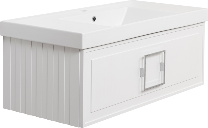 Тумба для комплекта La Fenice Cubo 100 белая