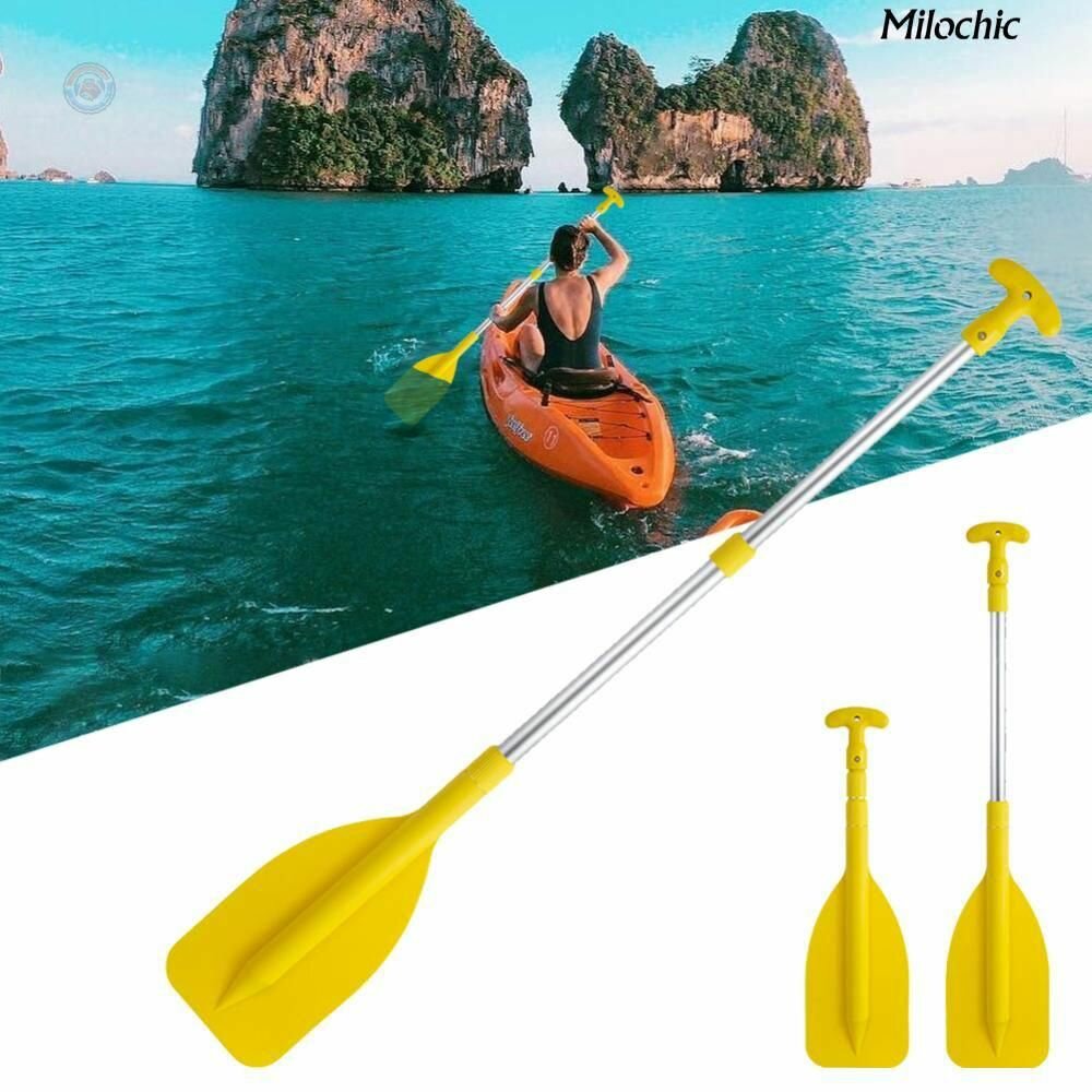 Телескопические аварийные весла для лодки и каяка с нескользящей ручкой и прочной лопастью из полипропилена