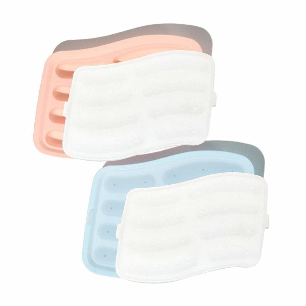 Упаковка из 2 штук, пищевая добавка для хот-догов с колбасой "сделай сам", силиконовая форма синего и розового цветов