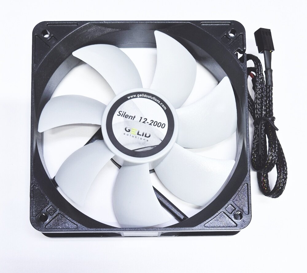 Вентилятор 120x120x25 GELID Solutions Silent 12, 2000rpm, 31.5dB(M), 0.25A, HB, FN-SX12-20