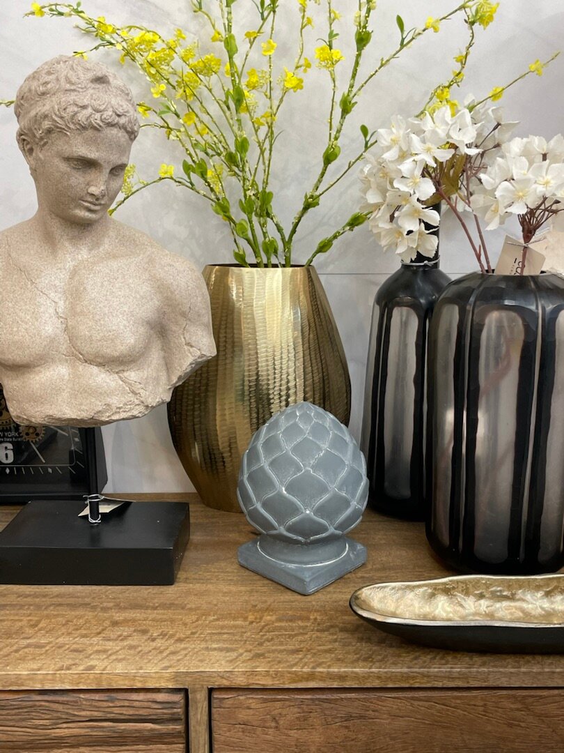 Статуэтка Артишок Casaentera CE03-6TE0470S графит d140x180h