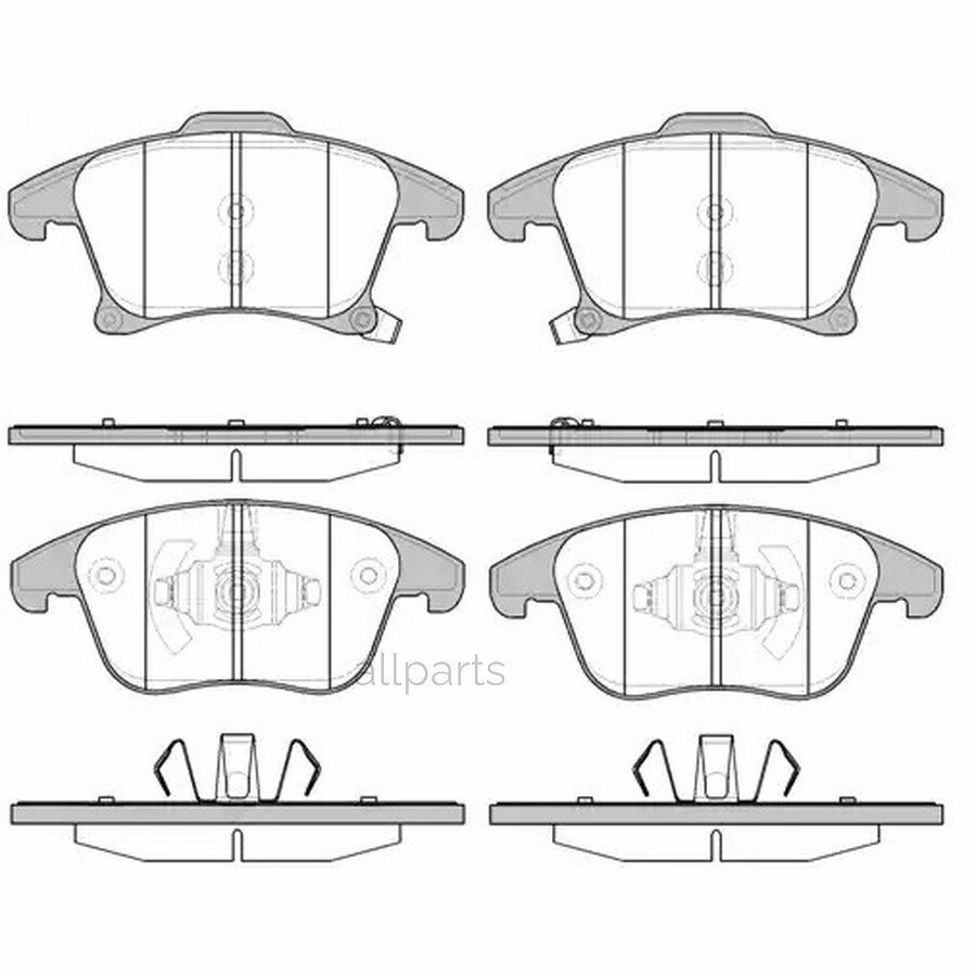 ROAD HOUSE 2124922 Колодки торм. дисковые Ford Mondeo V (14-)