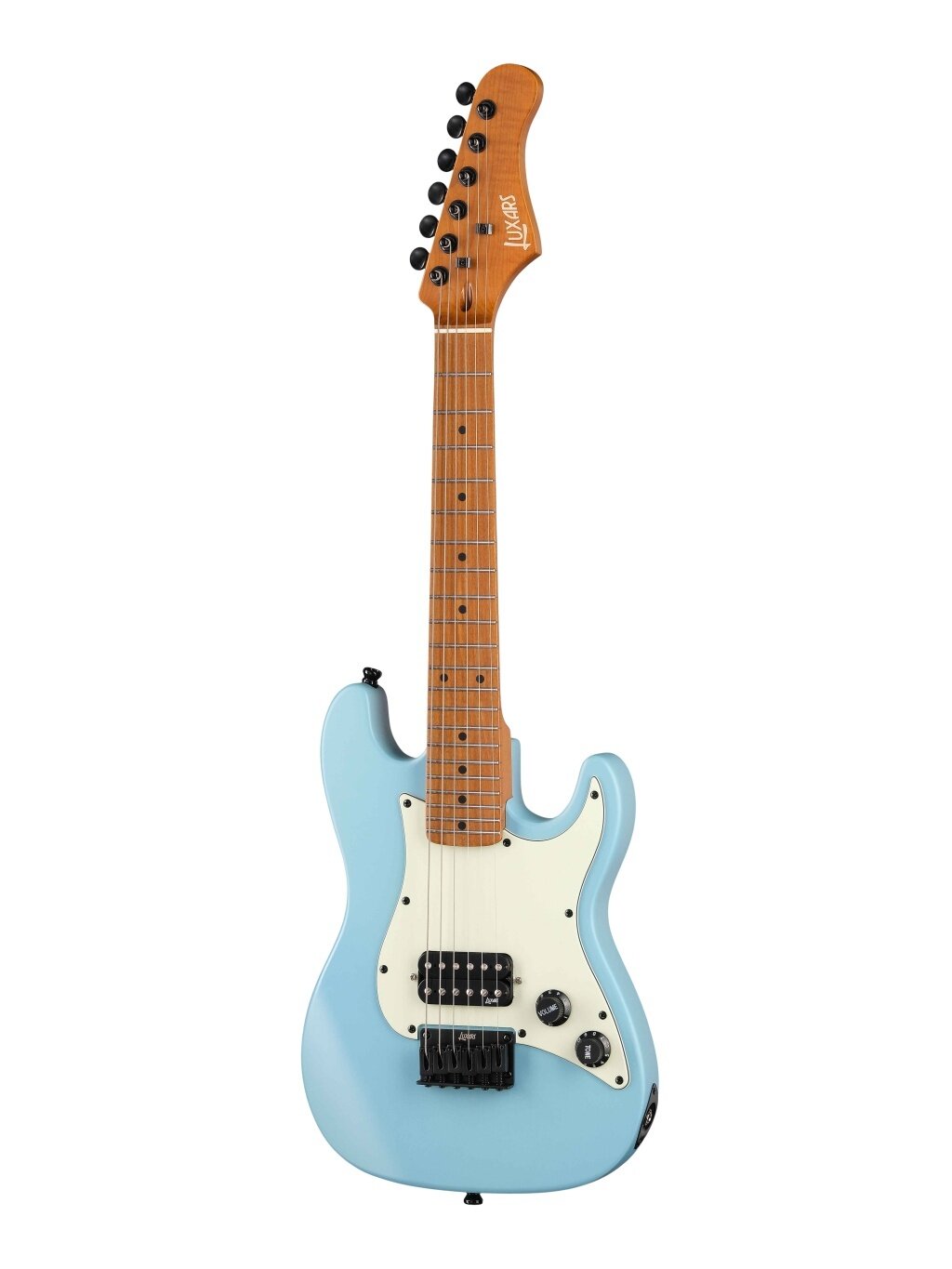 Электрогитара тревел, Luxars S-KPRO-SBL