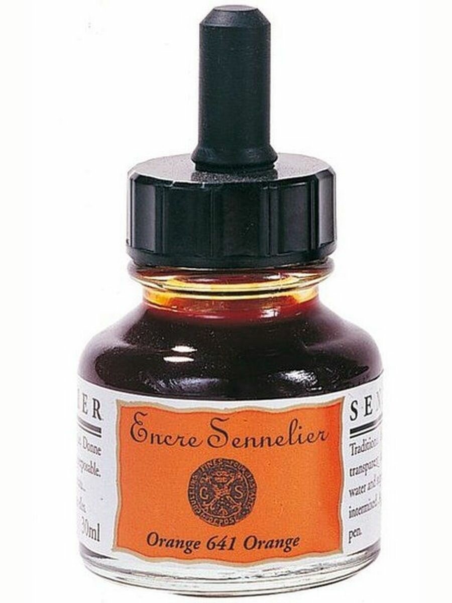 Sennelier Тушь оранжевый 30 мл