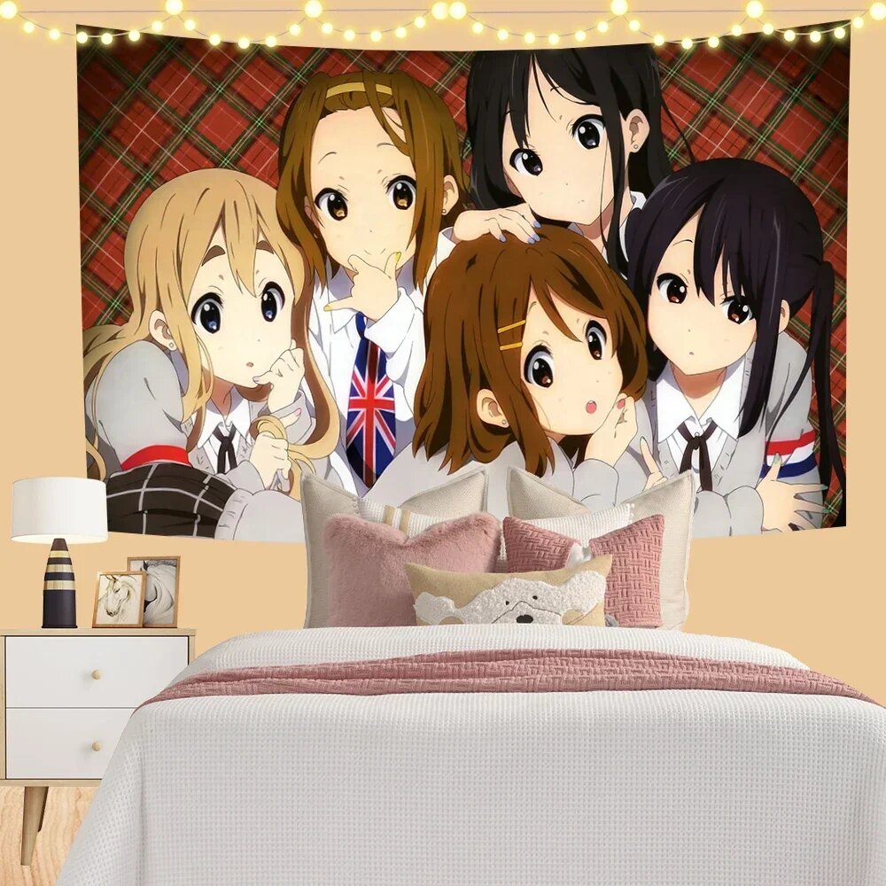 Гобелен аниме K-ON! 100x150cm, Цвет: wxy-20250603000295