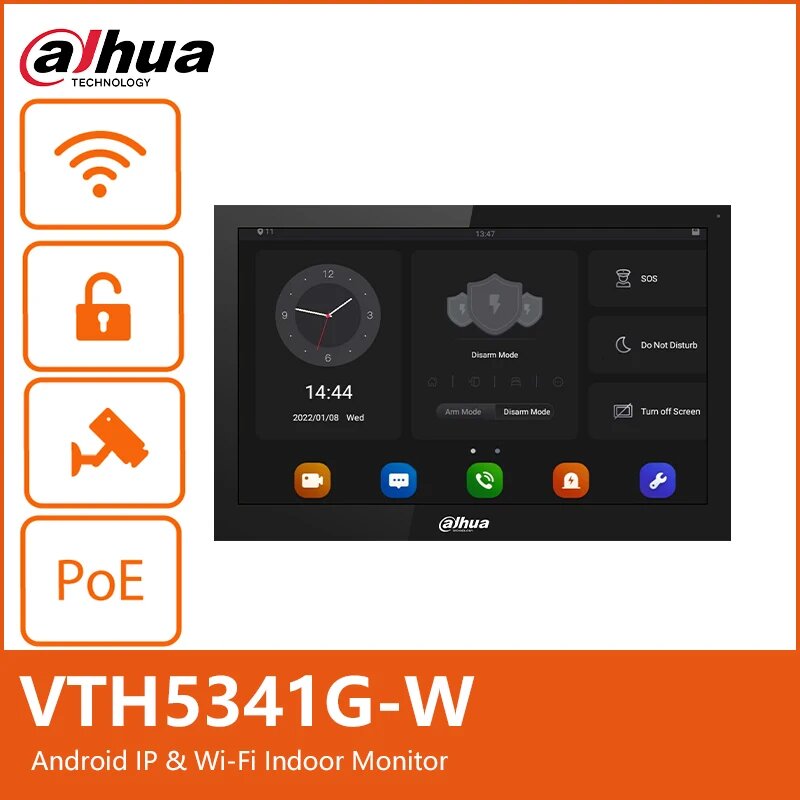 Dahua VTH5341G-W 10-дюймовый умный видеодомофон