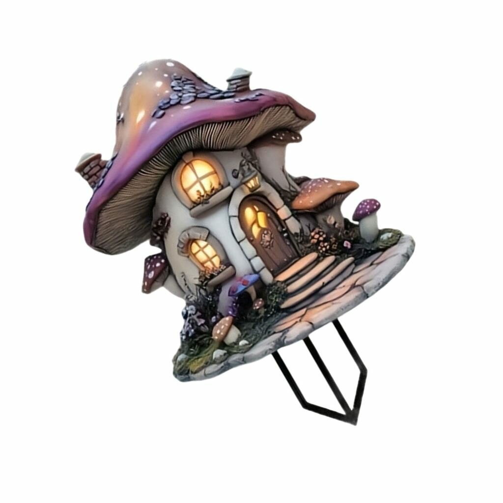 Садовые инструменты+Плакат для украшения сада во внутреннем дворе дома на дереве-Грибной домик