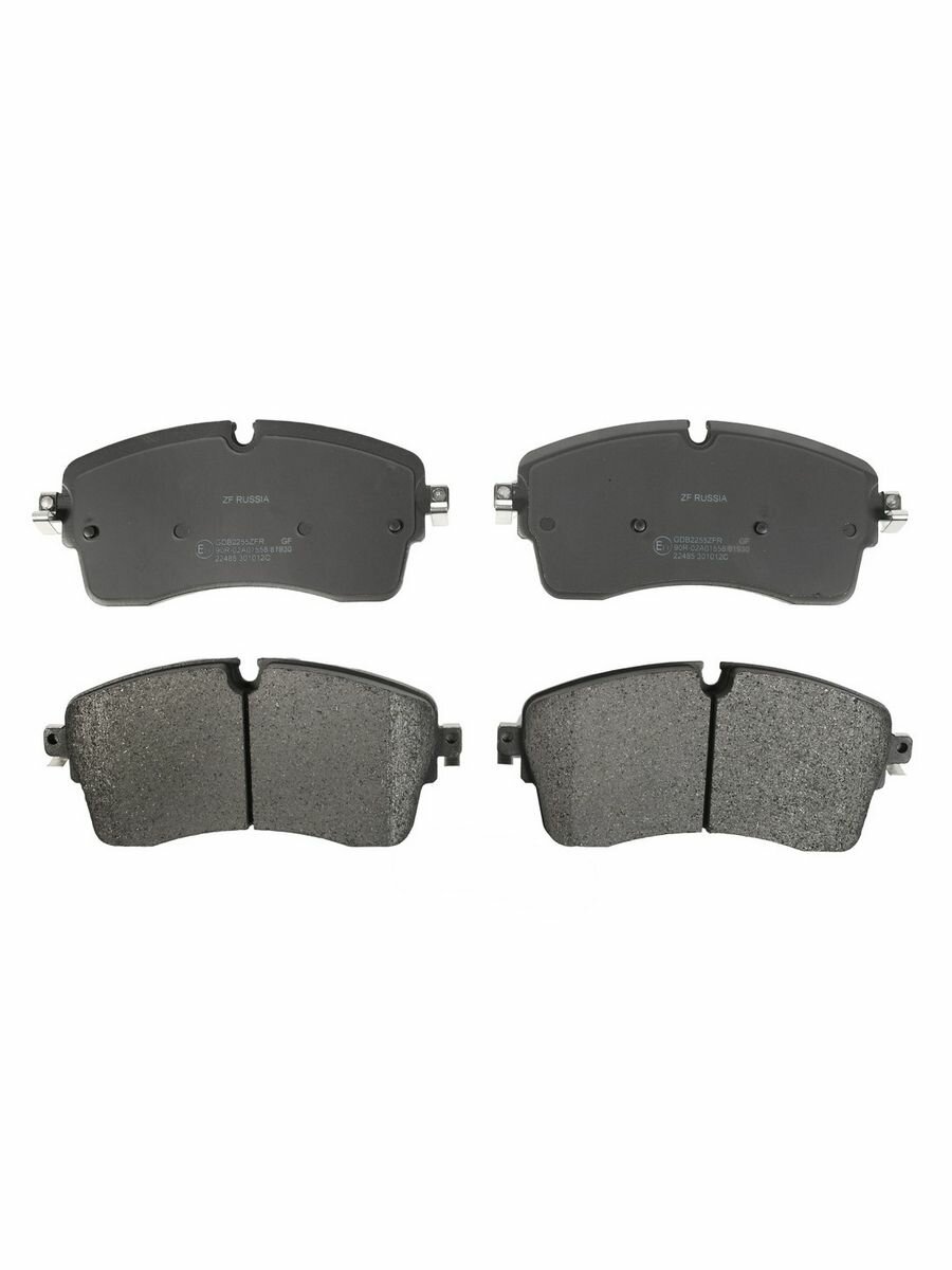 Колодки тормозные дисковые передние ZF Russia GDB2255ZFR для LAND ROVER Range Rover, Discovery