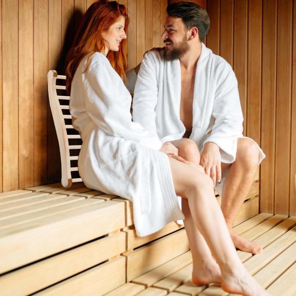 Деревянная спинка для сауны