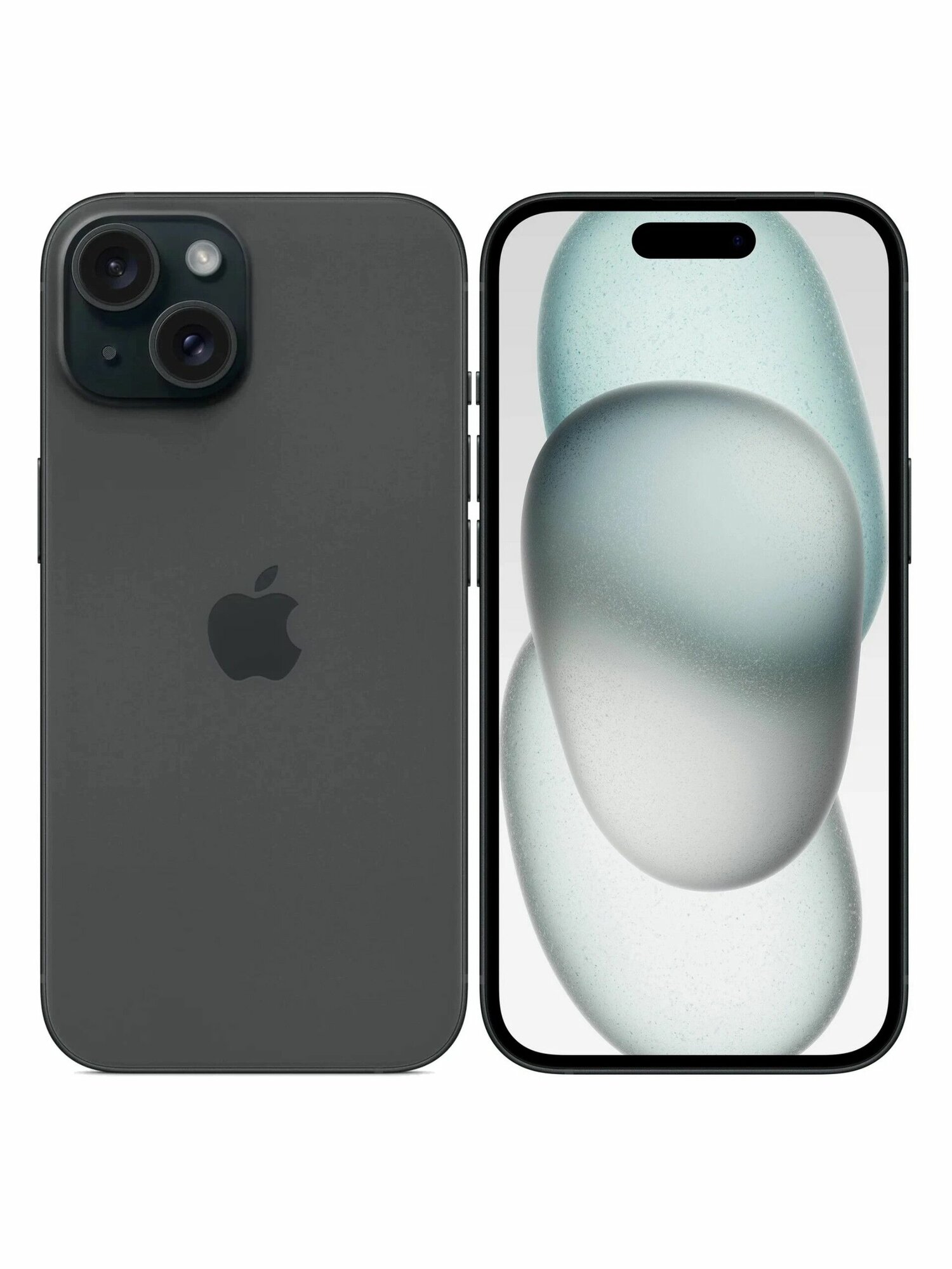 Смартфон Apple iPhone 15, Память 6/128 Гб, 2 Сим-карты, Быстрая зарядка, без RuStore/без MAX, Черный
