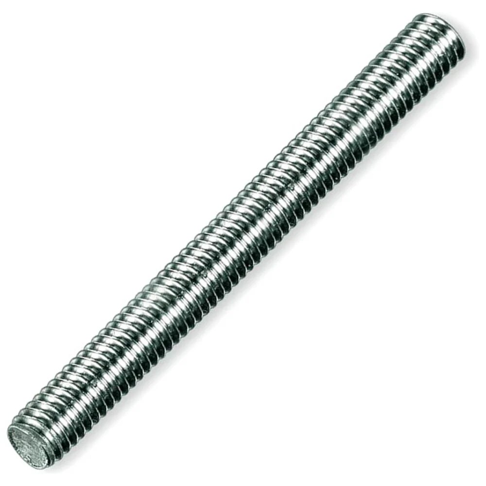 Шпилька резьбовая усиленная костинстрой М12x1000 кл. пр.6.8 DIN 975, оц.