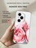 Чехол на Honor 400 Pro / Хонор 400 Про с принтом "Пионы на белом"