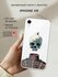 Чехол на Apple iPhone XR / Айфон XR с принтом "Гусар", прозрачный
