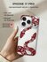 Чехол на Apple iPhone 17 Pro / Айфон 17 Про с принтом "Силуэты змей 7"