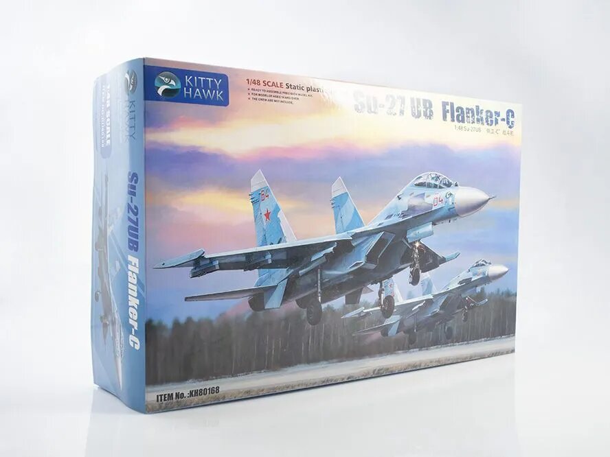 Сборная модель самолета Самолет Su-27UB Flanker-C, масштаб 1/48