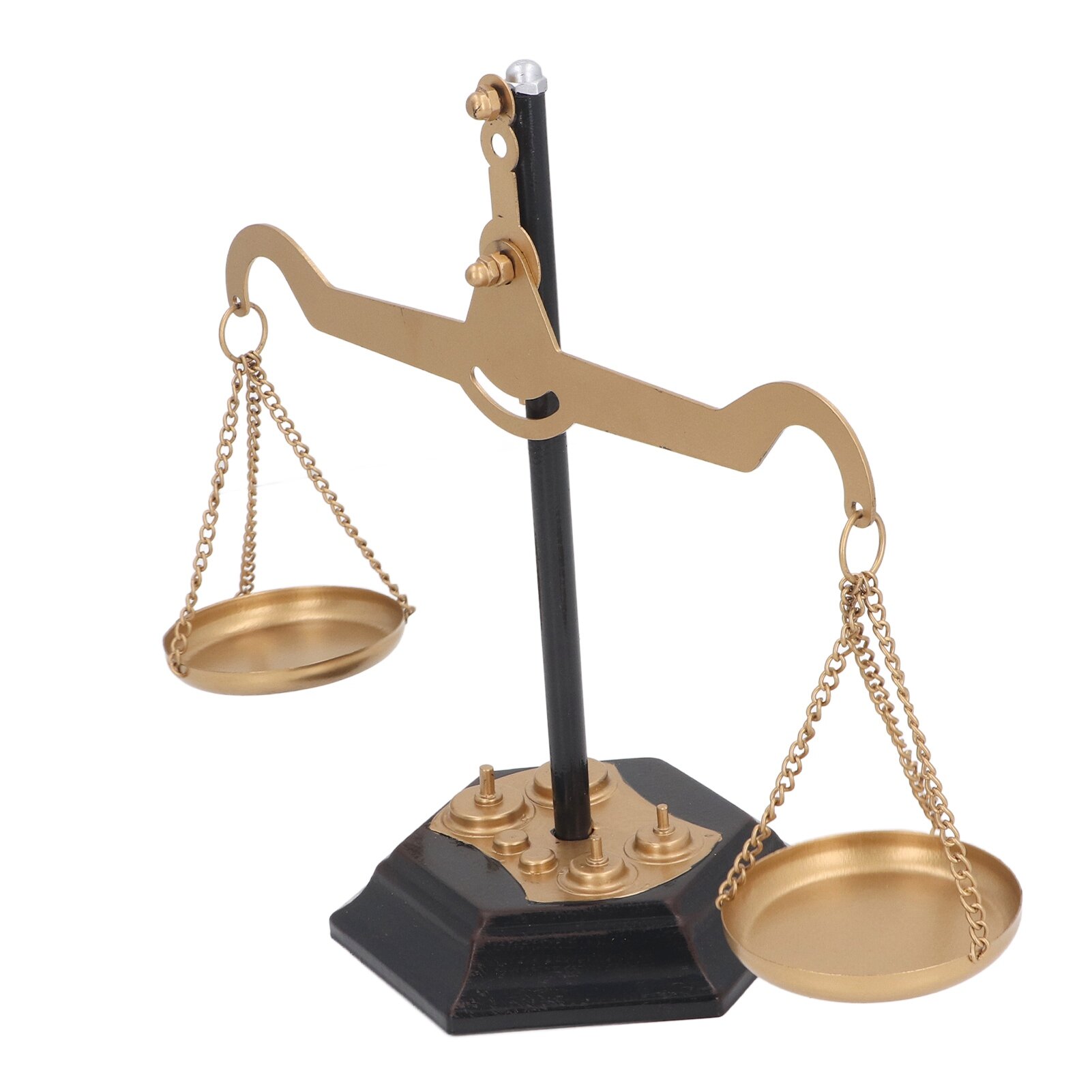 Винтажный стиль Металлические весы Декор Снижение стресса Украшения для дома ручной работы Антикварные весы правосудия