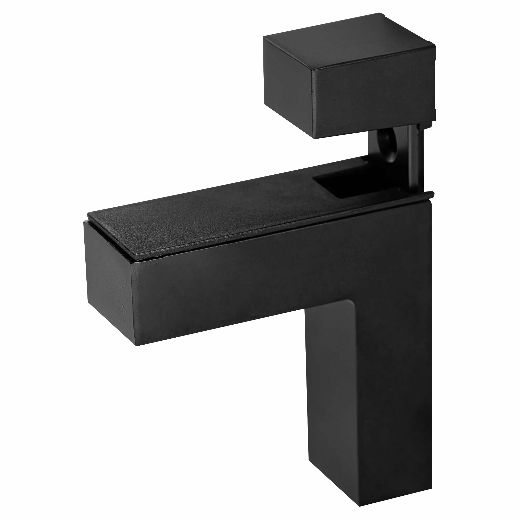 Пеликан Полкодержатель 85x24x64 мм ЦАМ черный крепление для полок без сверления