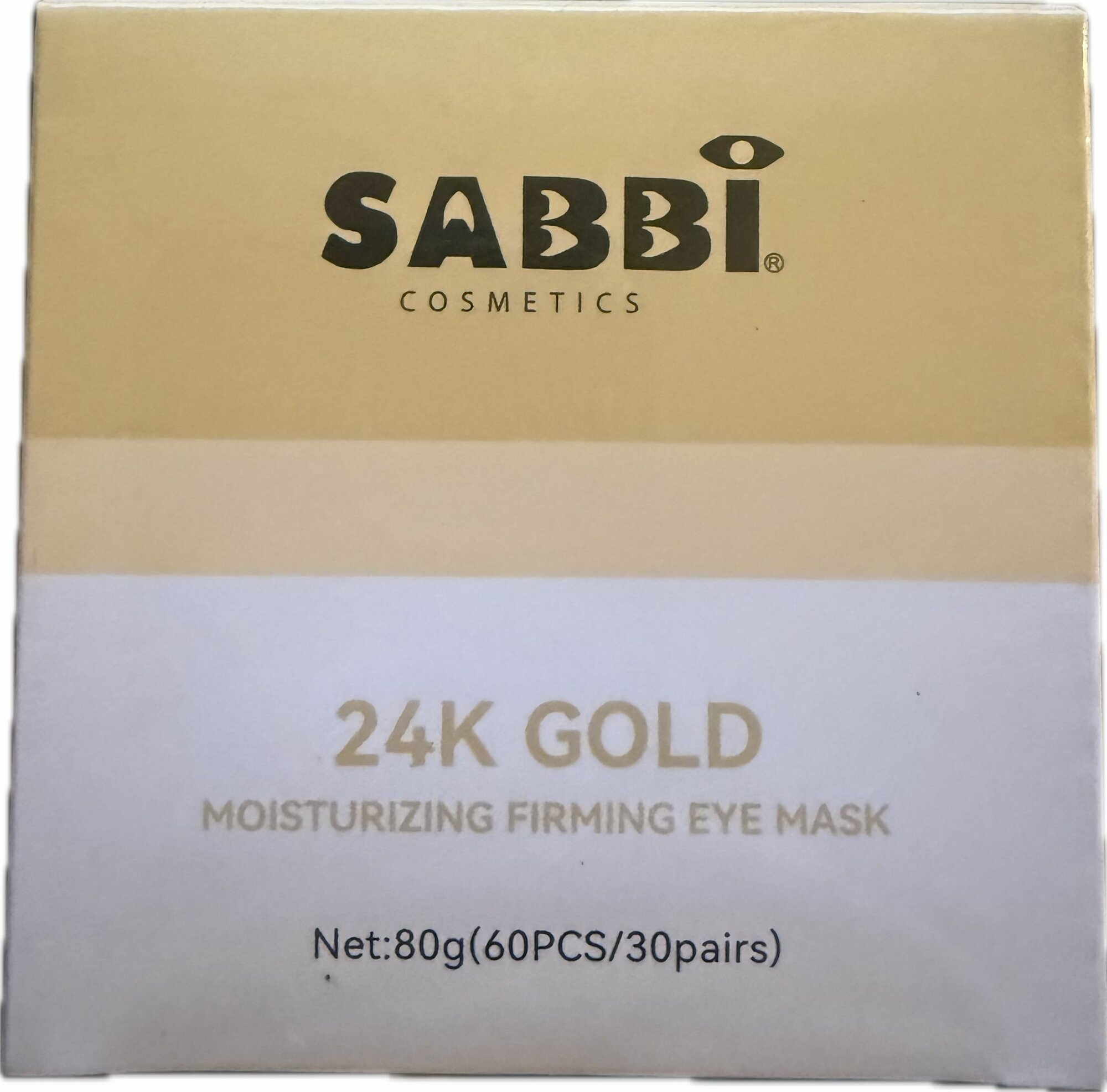 SABBI Патчи для глаз экстракт золота, 24K GOLD EYE MASK 60 шт.