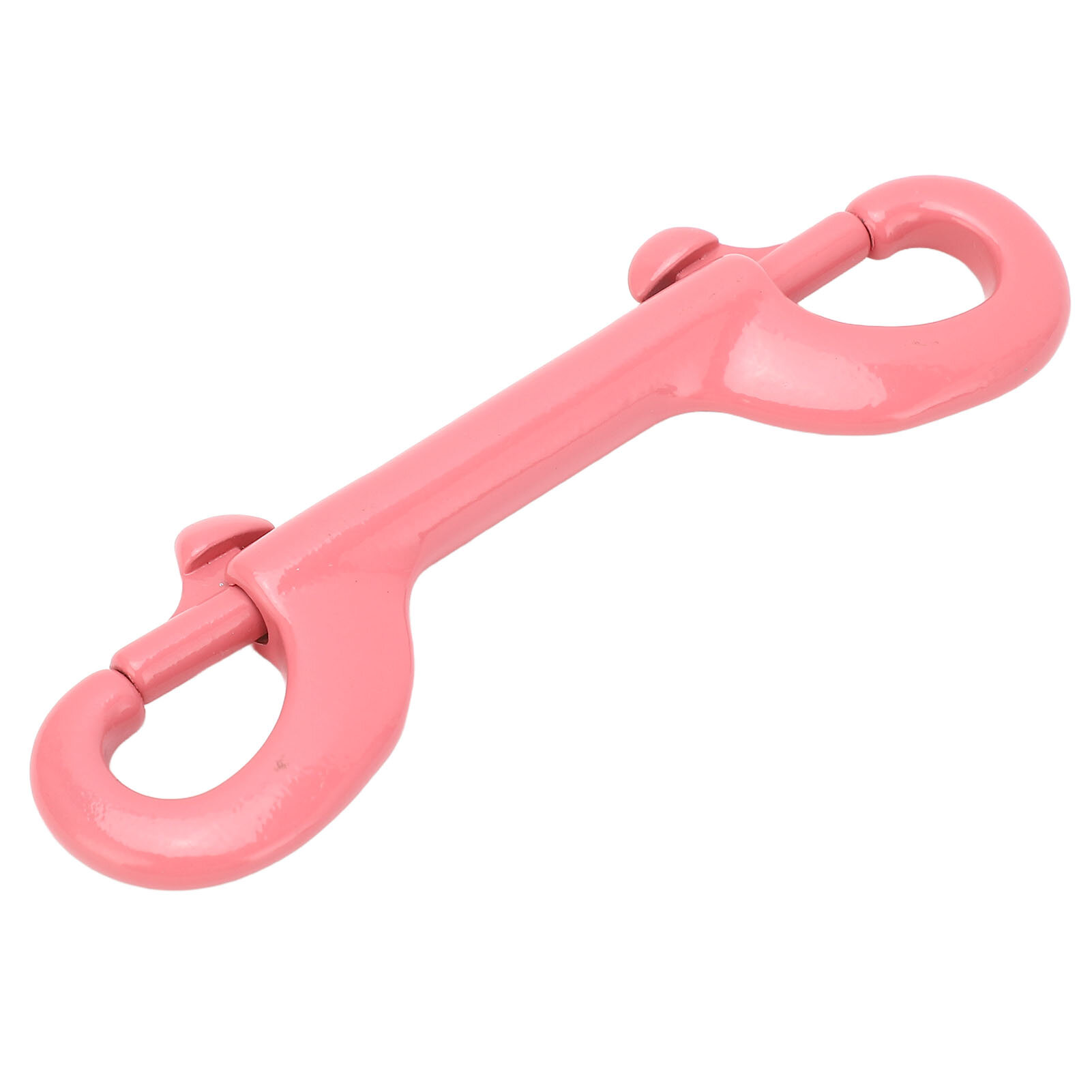 Двусторонний карабин с карабином 100 мм, нержавеющая сталь 316, зажимы для триггерной цепи морского класса для подводного дайвинга, пыльно-розовый
