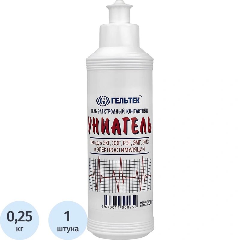 Гель для ЭКГ униагель 250г/бут.