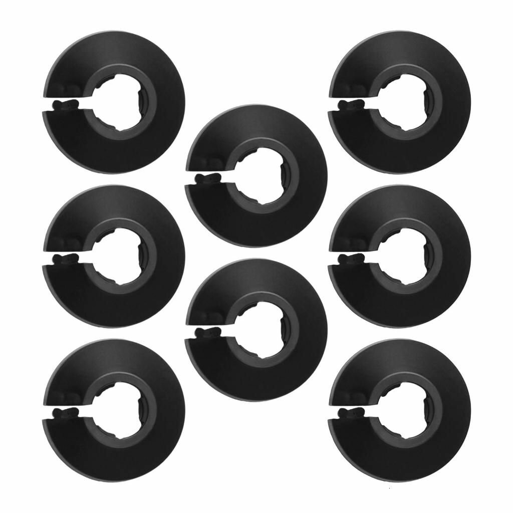 Декоративные накладки на трубы радиатора, Черный