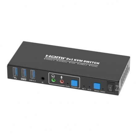 KVM переключатель HDMI, USB x3