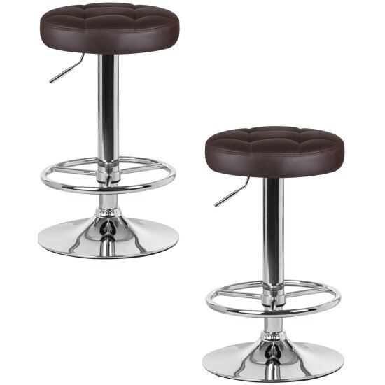 Табурет барный Dobrin BRUNO (коричневый)(2 шт/уп)