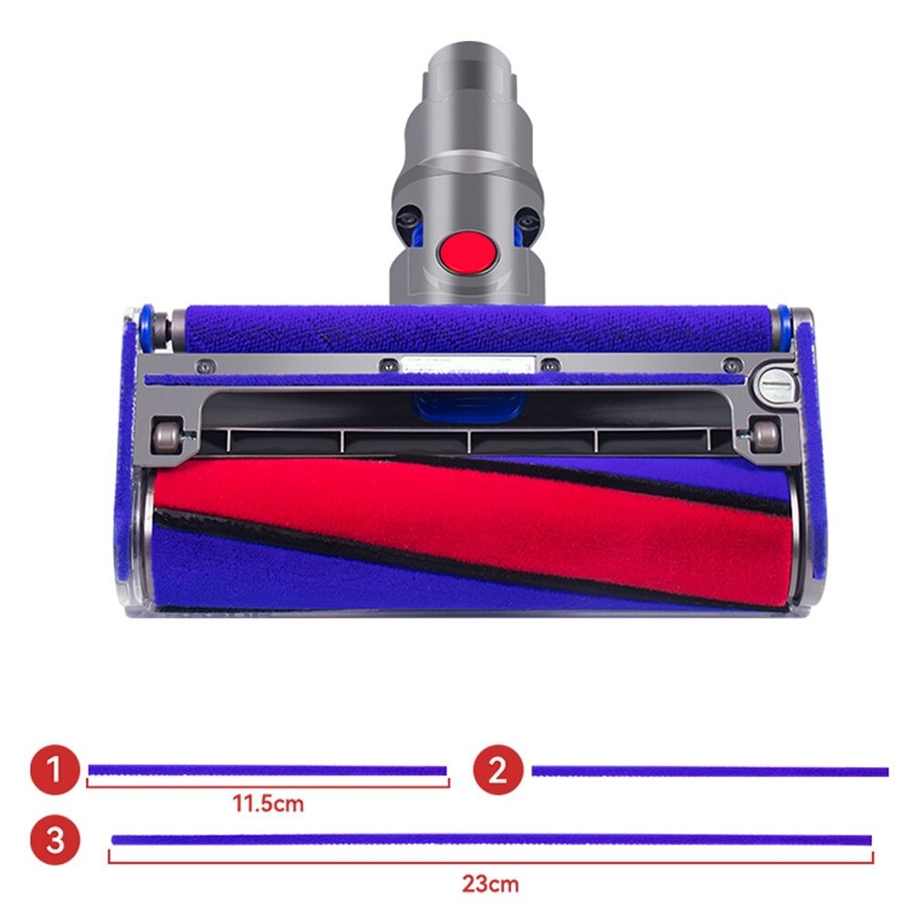 6 шт. для пылесоса Dyson электрическая щетка для пола наклейка V7V8V10V11 мягкие плюшевые полоски аксессуары-DKD-CJ0831