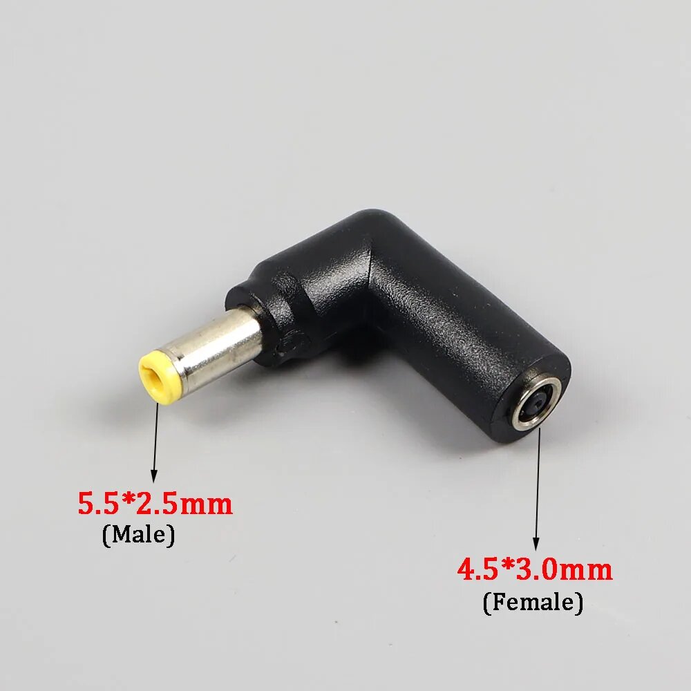Разъем постоянного тока 4,5x3,0 мм, универсальный адаптер питания 5.5x2.5 to 4.5x3.0