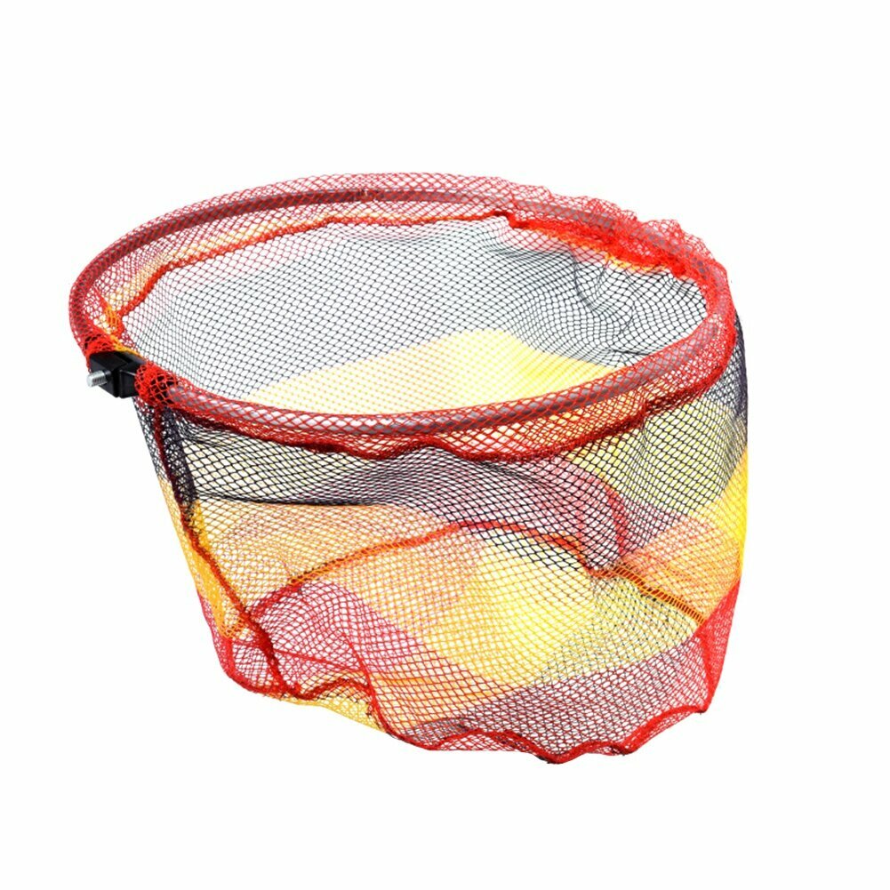 Складная алюминиевая рама, цветная нейлоновая сетка, голова подсака для рыбалки