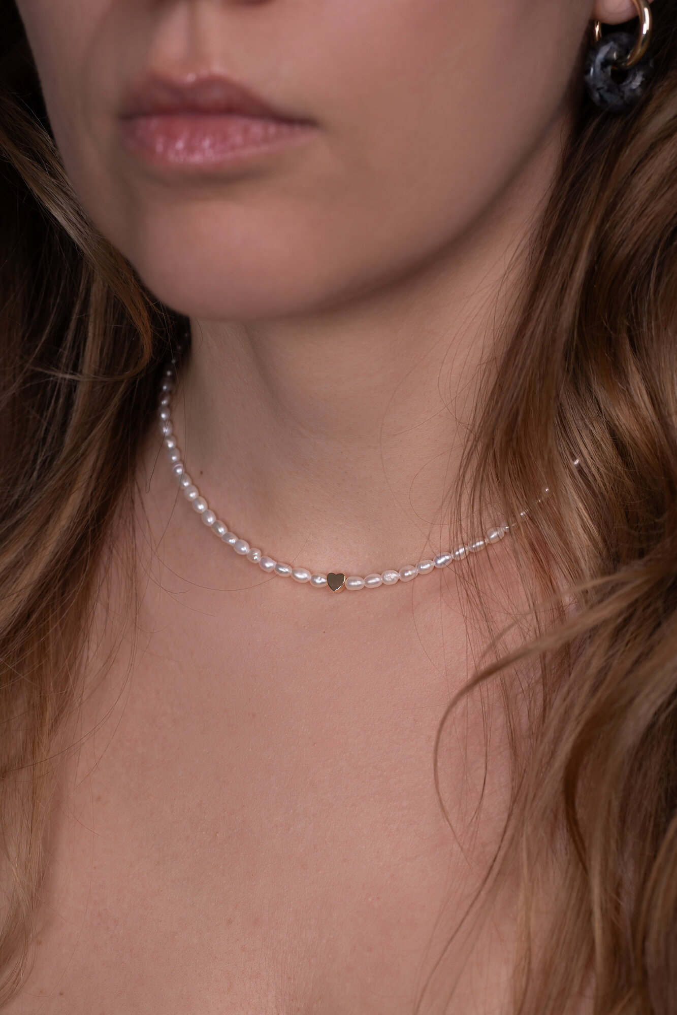 Чокер, перламутр