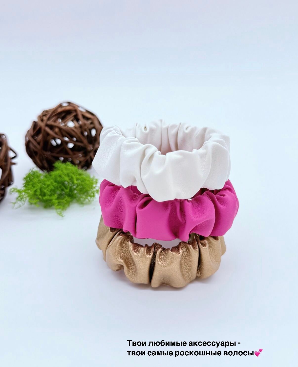 Набор аксессуаров для волос Барби/ Резинка для волос 3шт./ Аксессуары для волос