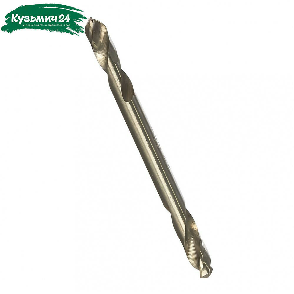 Сверло по металлу Росомаха 700048, 4.8 мм двухстороннее, спиральное, хвостовик цилиндрический