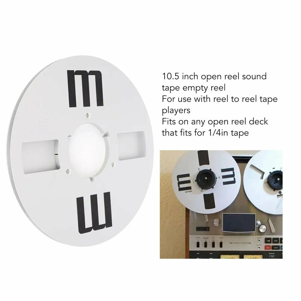 Бобина для пленки 10.5 дюймов, прочный алюминий, для рекордеров