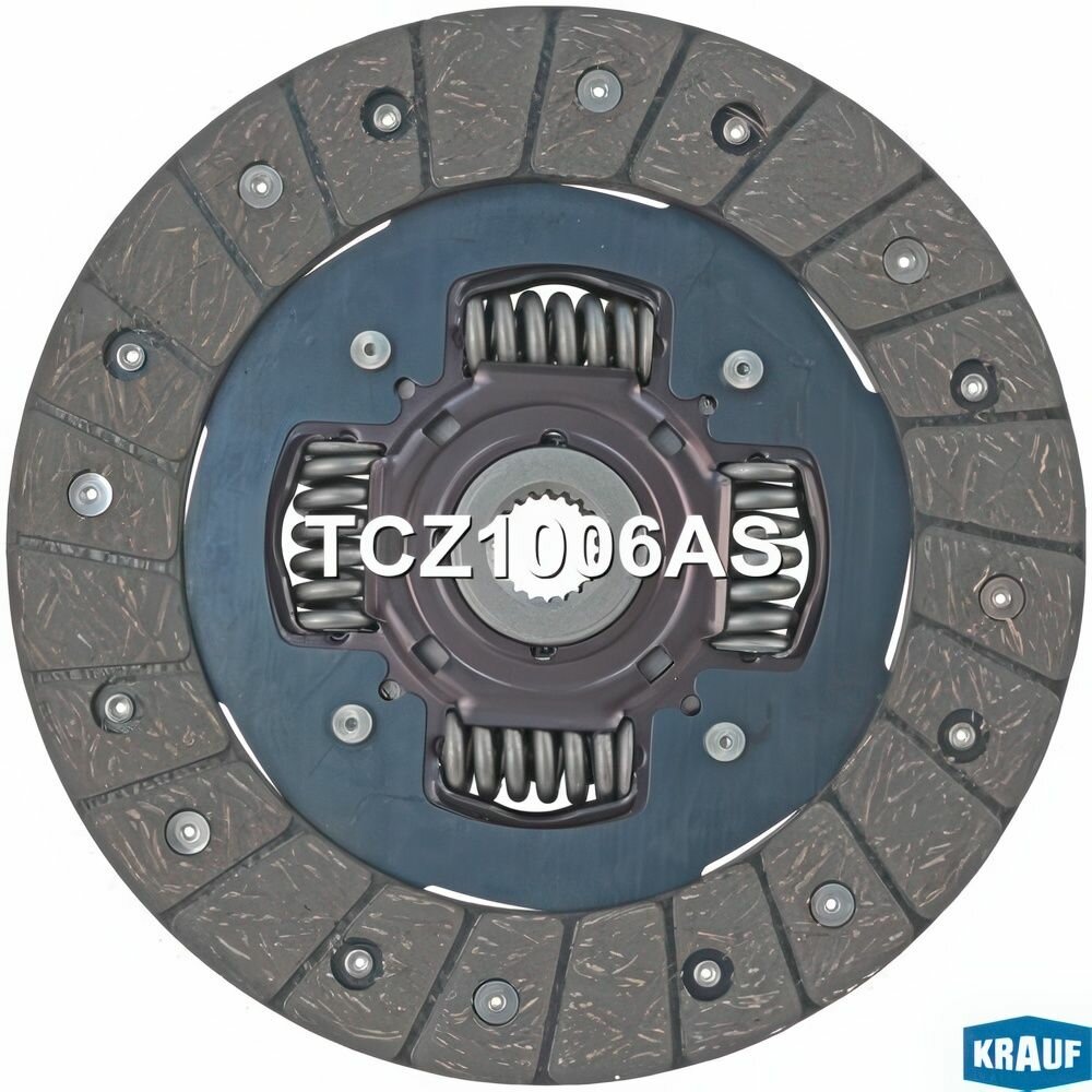 Диск сцепления ведомый, для Хендай Акцент 2 LC, седан Купе, Элантра, Гетц КИА Рио арт TCZ1006AS