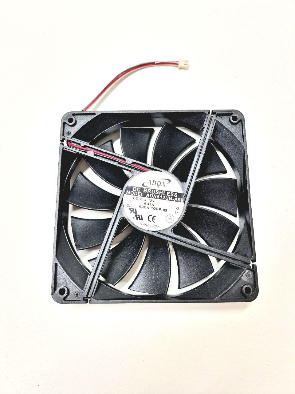 Кулер для блока питания 135х135х25мм 2 пин 0.44А