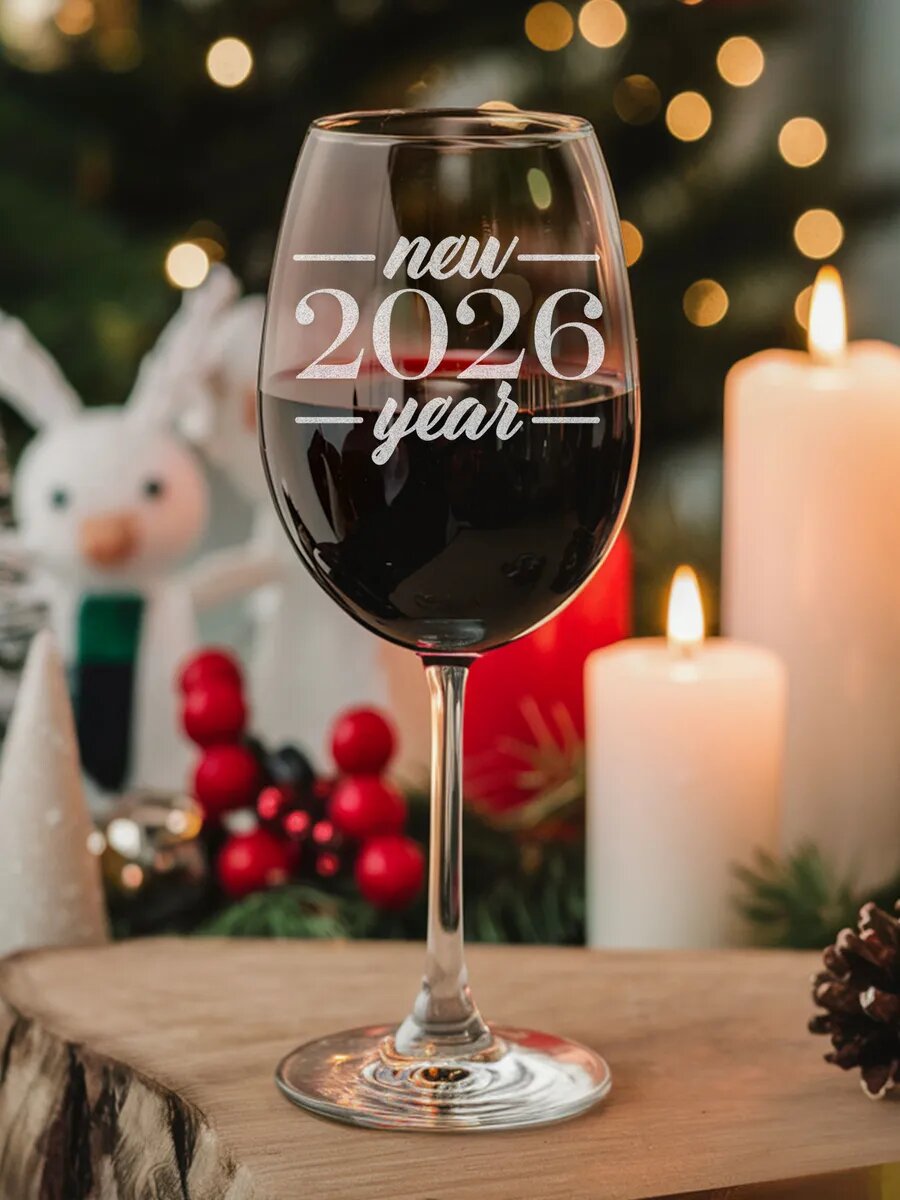 Бокал винный Новый год 2026
