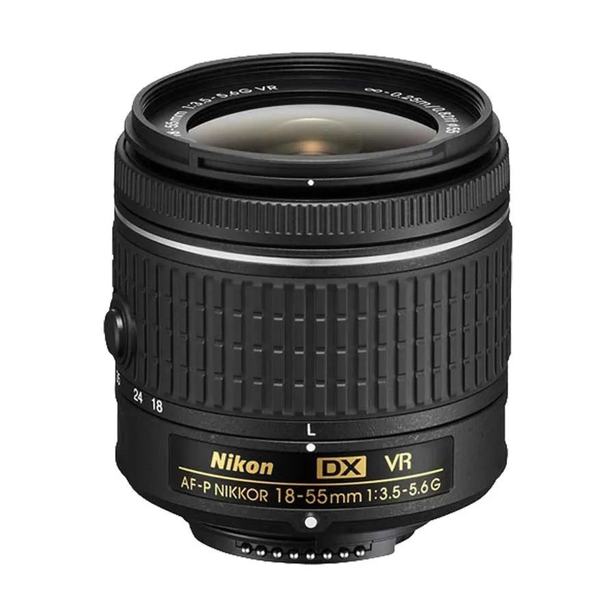 Объектив Nikon AF-P DX NIKKOR 18-55mm, автофокус, VR, цвет черный