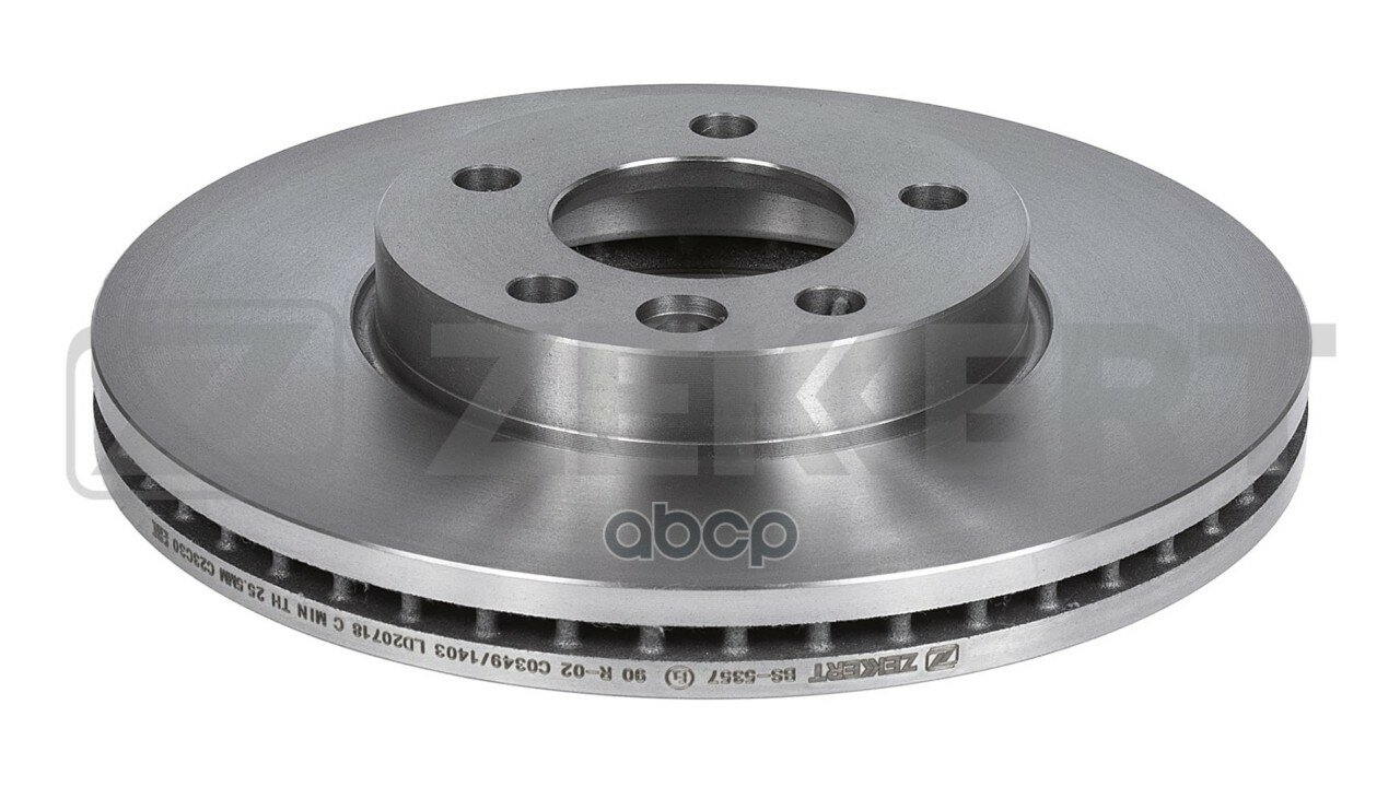 Диск тормозной передний VW Touareg/T5 03- 308mm BS5357-Zekkert/DF4308S 7H0615301D 7E0615301D 1155211053 DF4308S 7H0615301D .