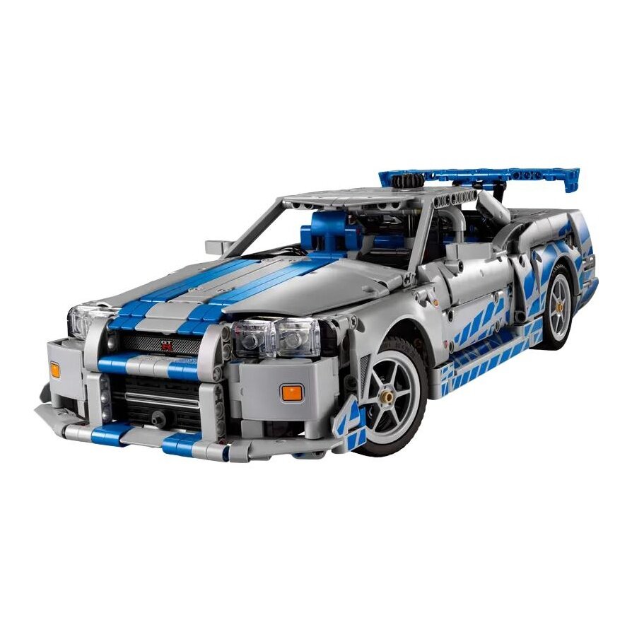 LEGO Technic Speed And Passion 2 Nissan SKYLINE GT-R R34 Автомобиль Конструктор 1410 шт. 42210 ABS