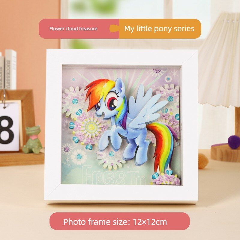 3D-фоторамка-пазл «Мой маленький пони» с изображением Твайлайт Спаркл, 3D-скульптура из бумаги, детский набор для