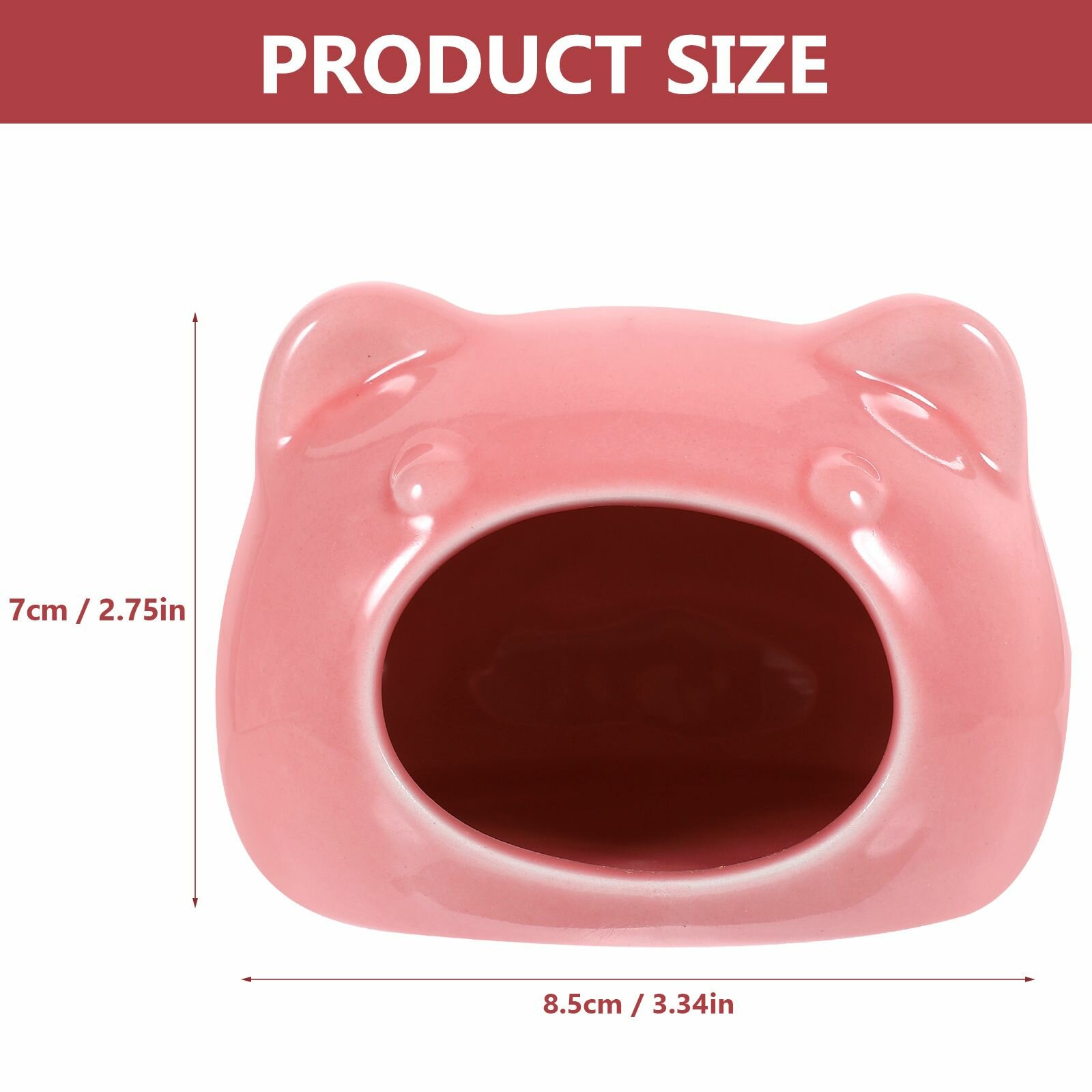 Уютный декоративный домик для грызунов, 8,5 7 6,5 см