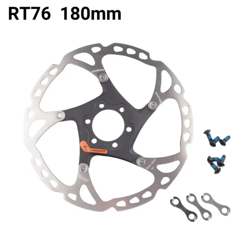 SHIMANO DEORE SM-RT76 Дисковые тормозные роторы 160/180/203 мм RT76 180mm 1pcs