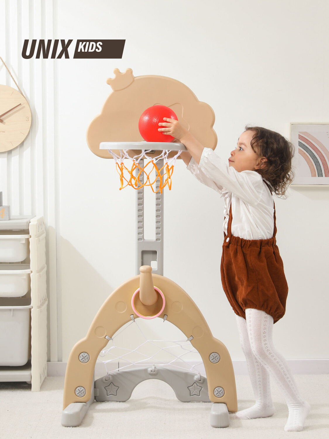 Стойка баскетбольная UNIX Kids Star Camel PPBSCL, футбол, хоккей, баскетбол